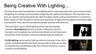 IDEAS FOR USE OF LIGHTING | PPTX