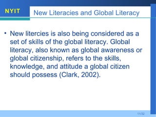 New literacies Definition and Components | PPT