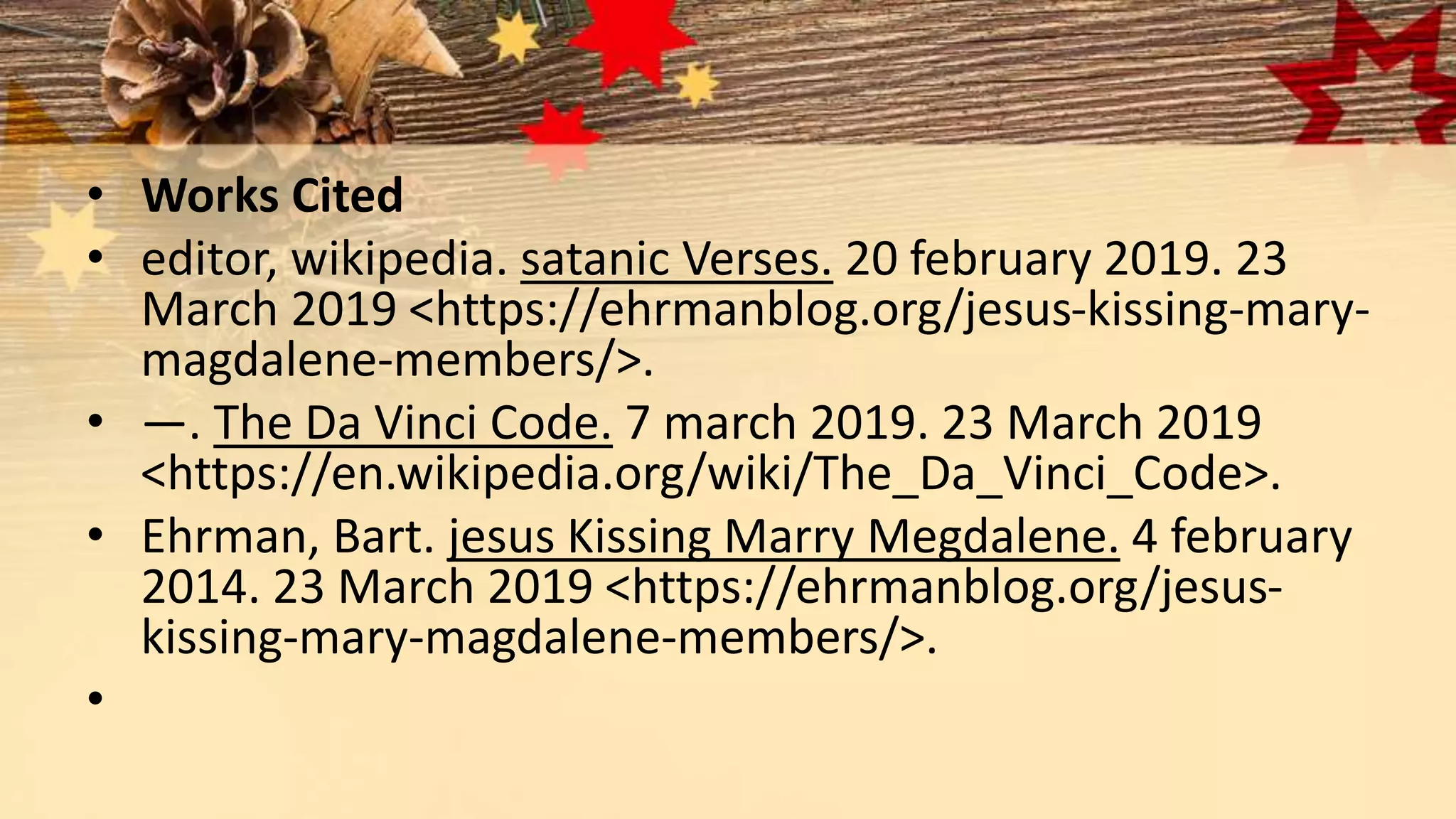Religious controversy in The Da Vinci Code and The Satanic Verses | PPTX