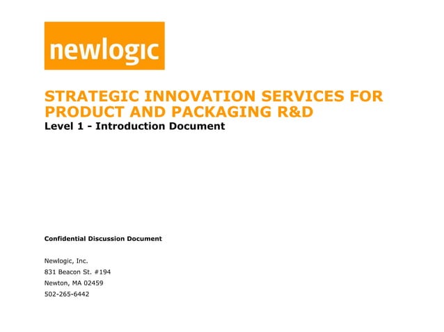 Newlogic strategic services - introduction | PPTX | Business | Business and Finance