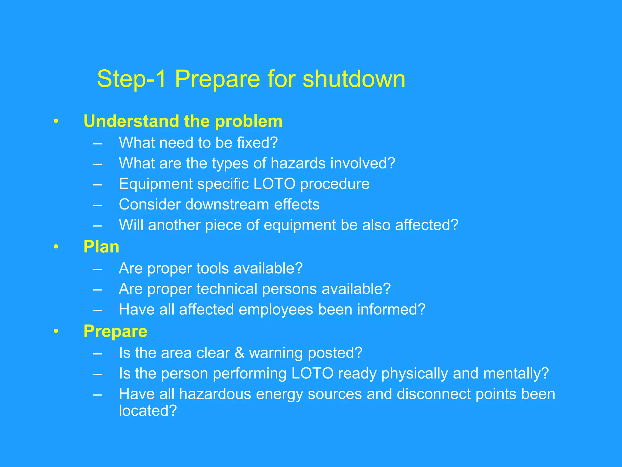 LOTO Training | PPTX