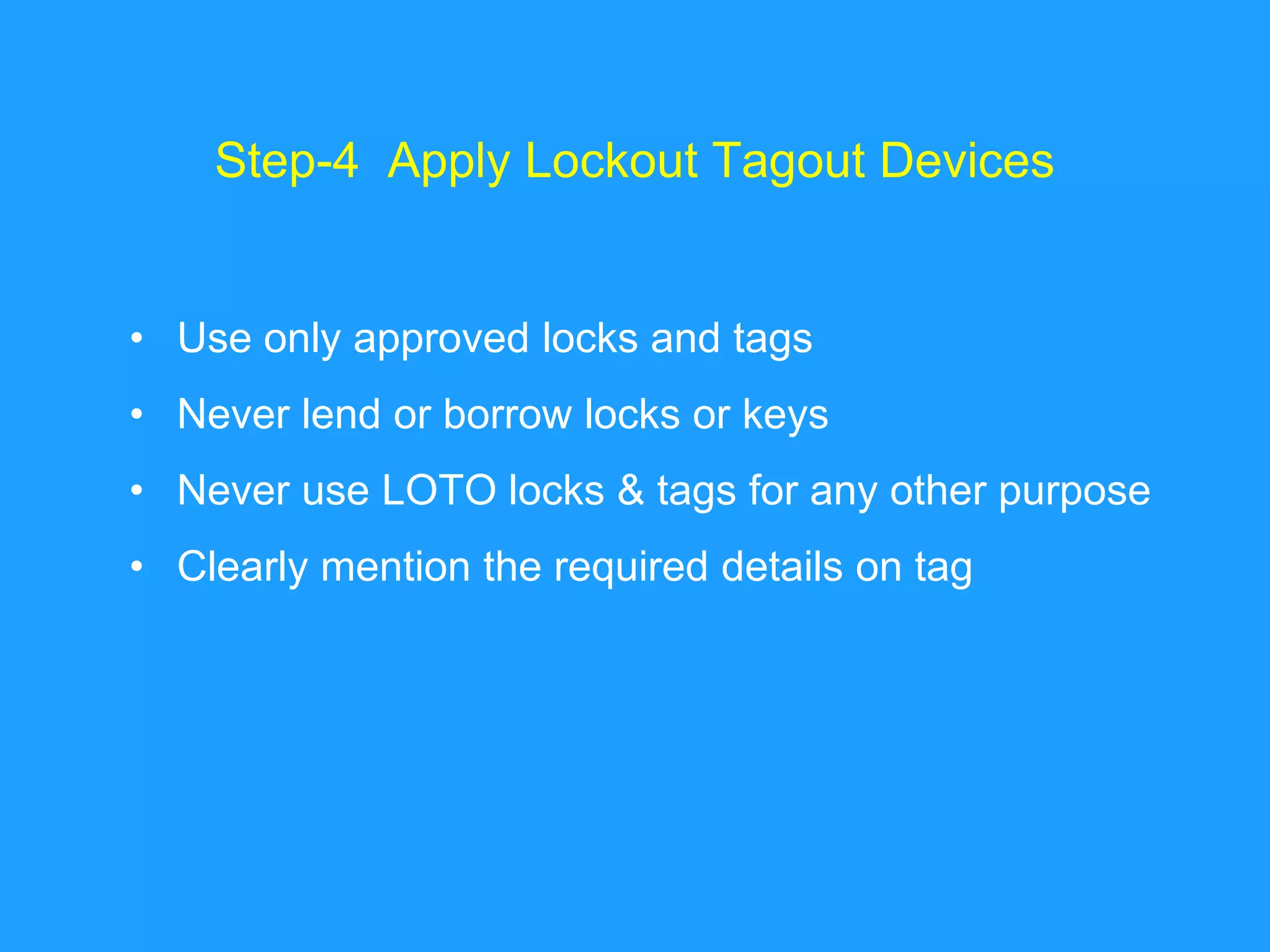 LOTO Training | PPTX