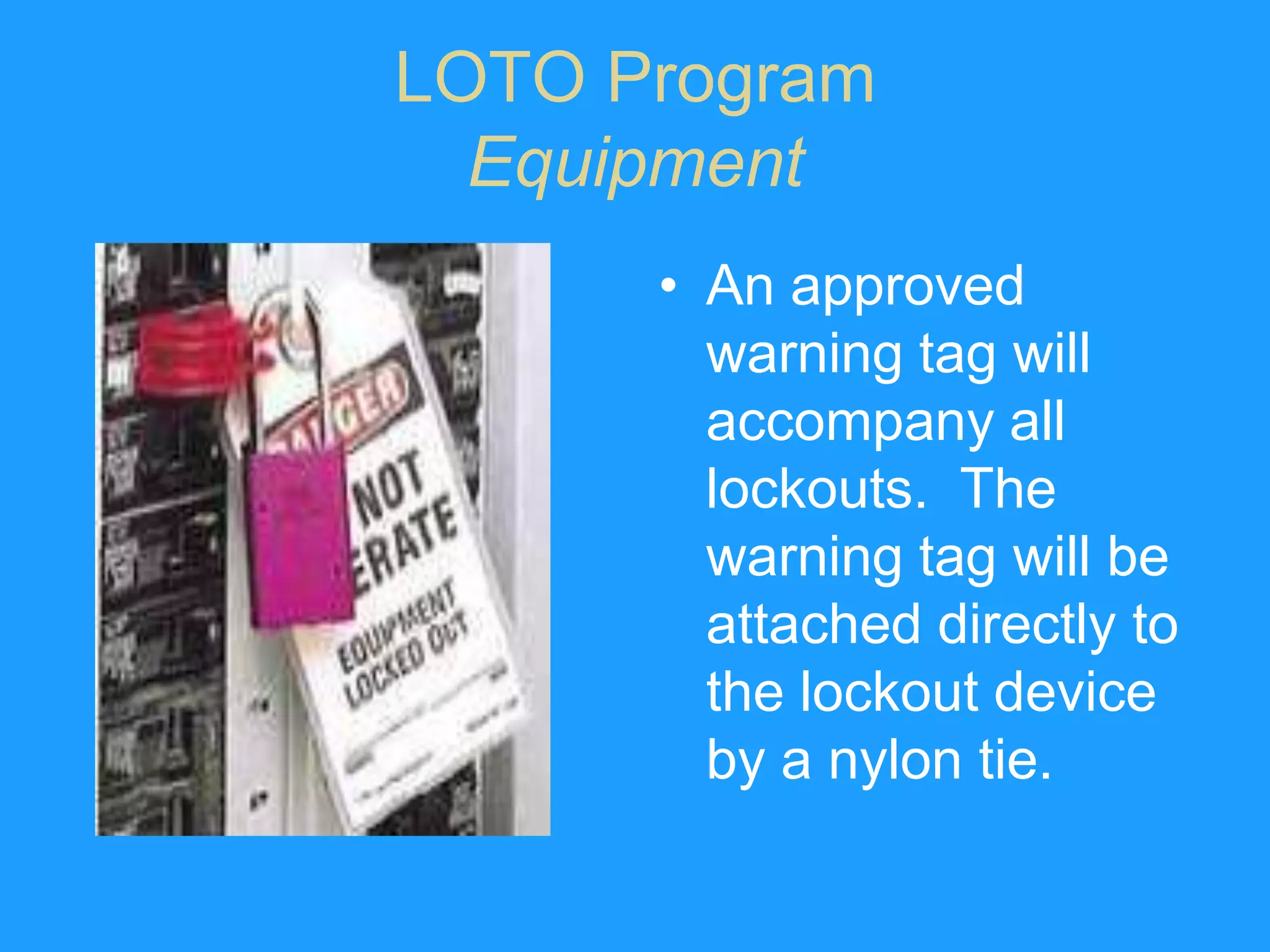 LOTO Training | PPTX