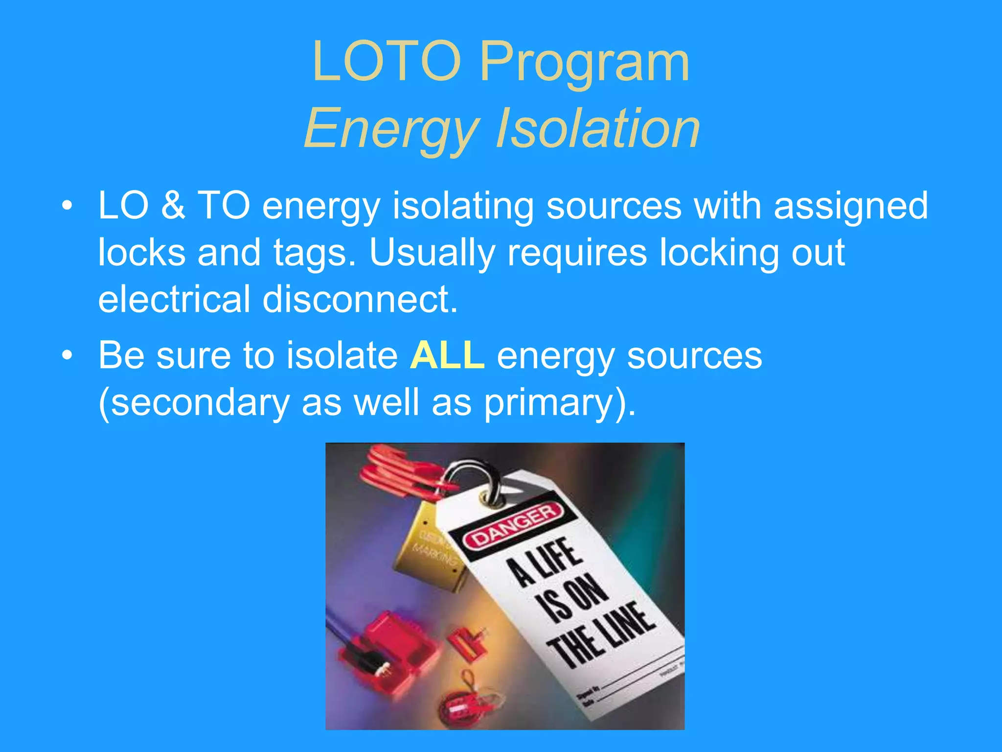 LOTO Training | PPTX