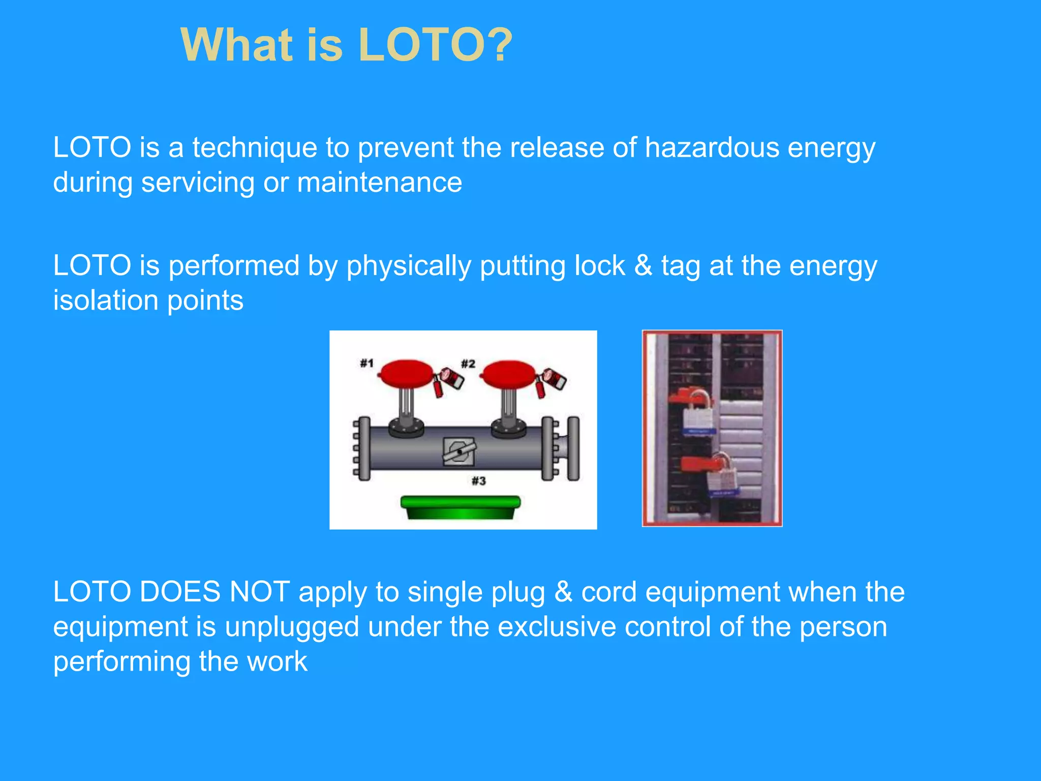 LOTO Training | PPTX