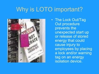 LOTO Training | PPTX