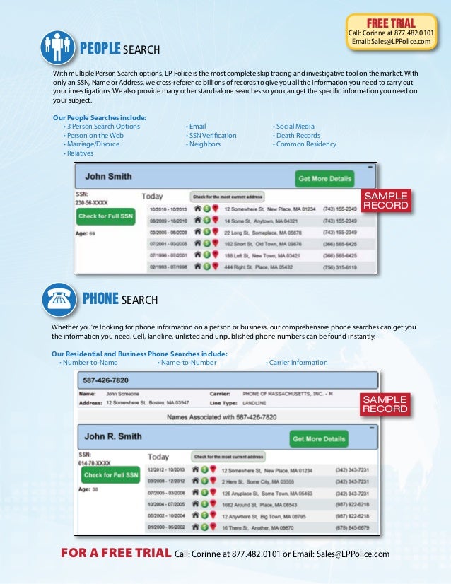LP Police - Law Enforcement Software - Investigative Database