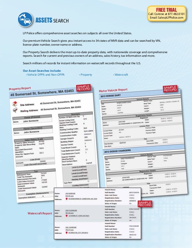 LP Police - Law Enforcement Software - Investigative Database