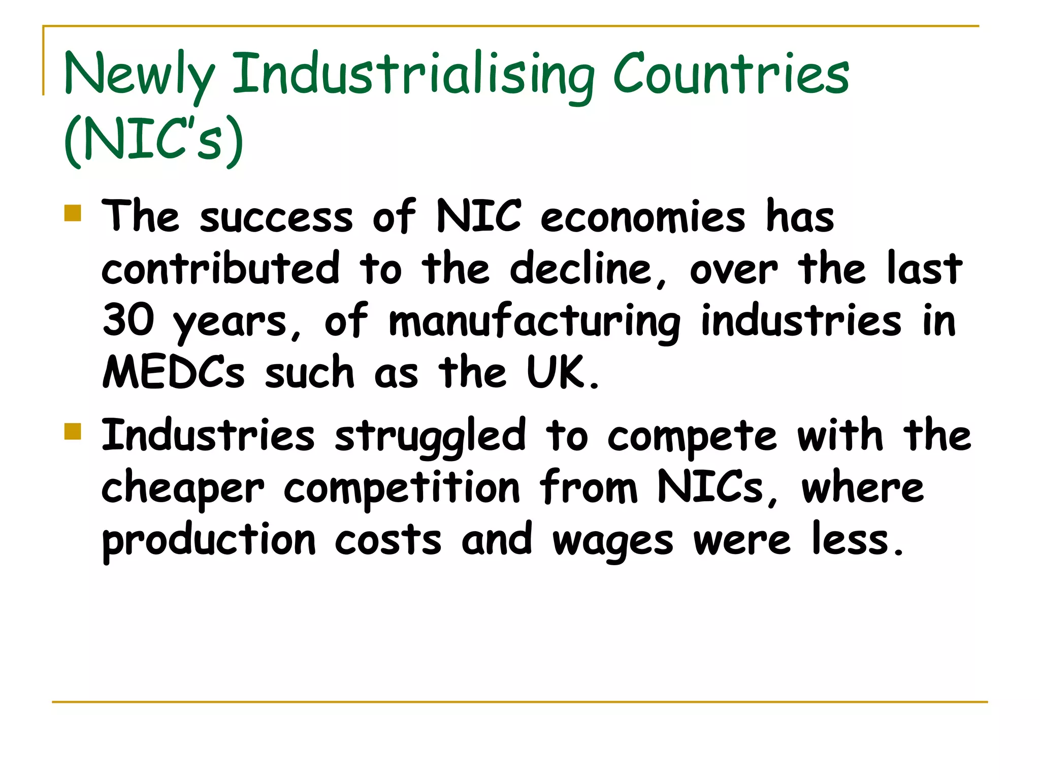 Newly Industrialising Countries | PPT
