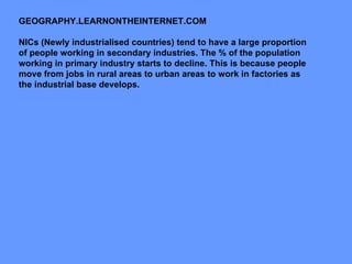 Newly Industrialising Countries | PPT