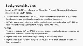 Recording Distortion Product Otoacoustic Emissions using the Adaptive ...
