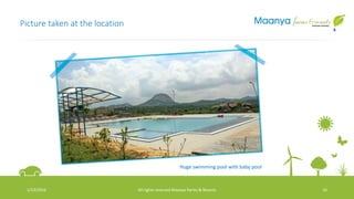 maanya farms and resorts | PPTX