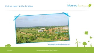 maanya farms and resorts | PPTX