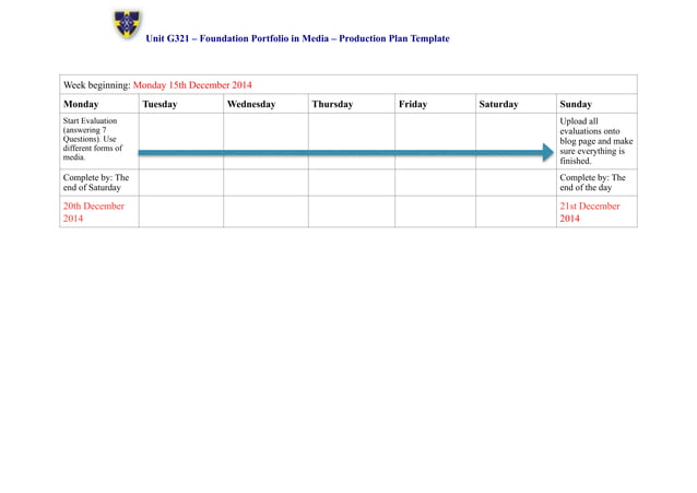New magazine production plan template | PDF