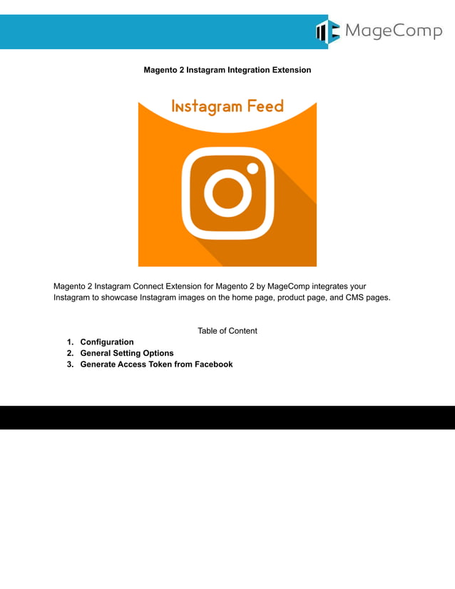 Magento 2 Instagram Feed | PDF