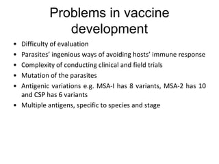Antimalarial vaccines | PPT