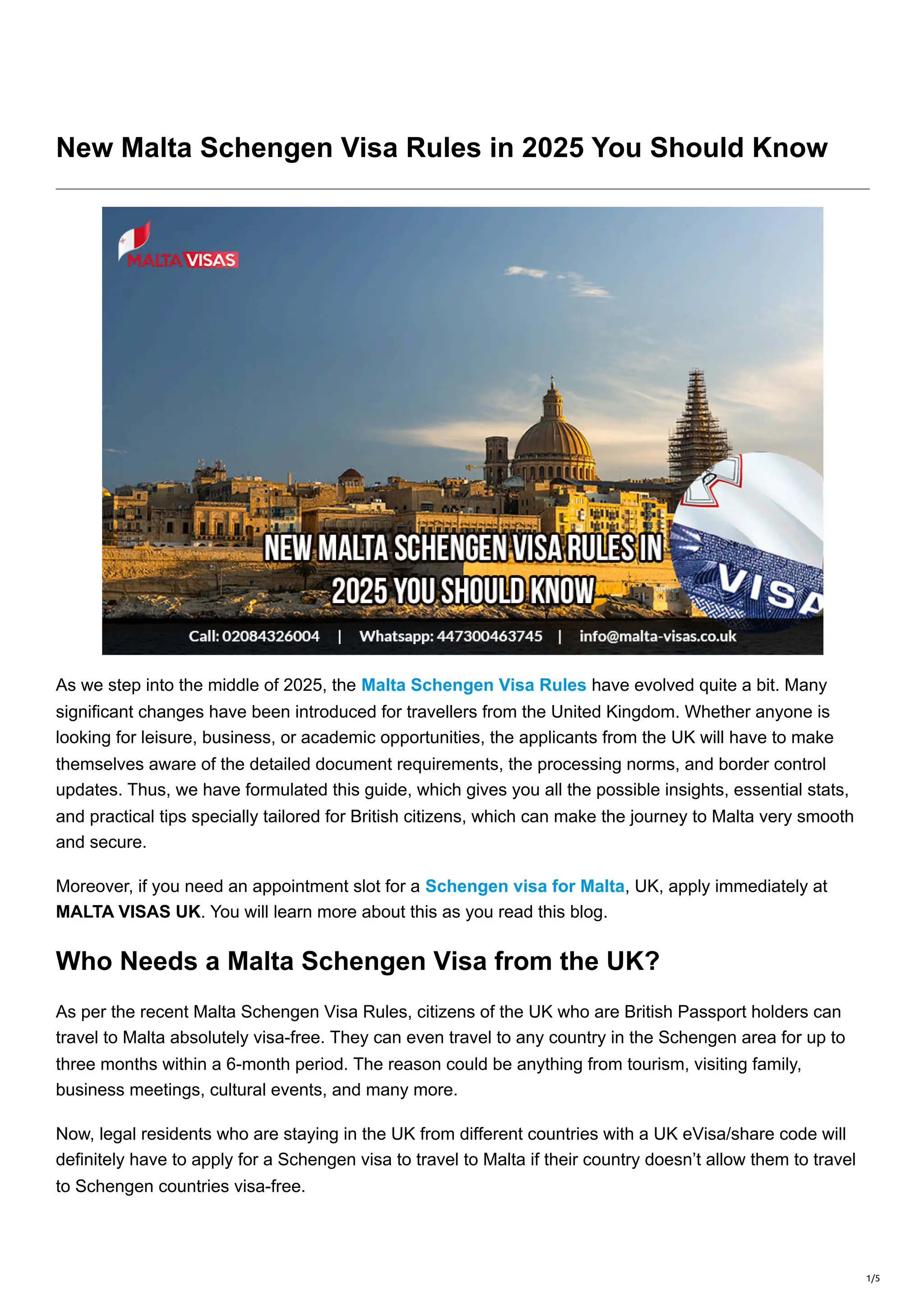 New Malta Schengen Visa Rules in 2025 You Should Know.pdf