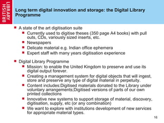 Digital Content – The British Library Vision | PPT