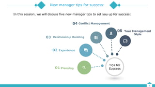 05 Tips and techniques for New manager | PPTX