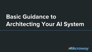Architecting the Right System for Your AI Application—without the Vendor Fluff | PPTX ...