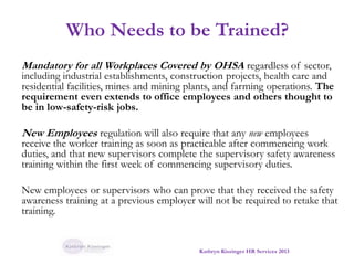 New!! Mandatory Health & Safety Training | PPT