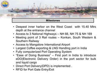Presentation on New Mangalore Port | PPTX