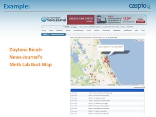 Caspio's Map Mashup with Google | PPTX