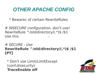 HARDENING IN APACHE WEB SERVER | PPT