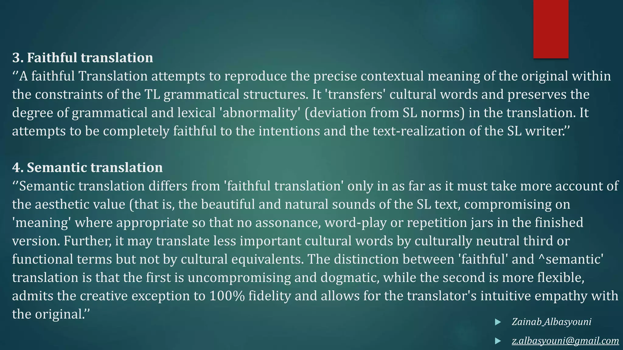 Peter Newmark translation theory | PPSX