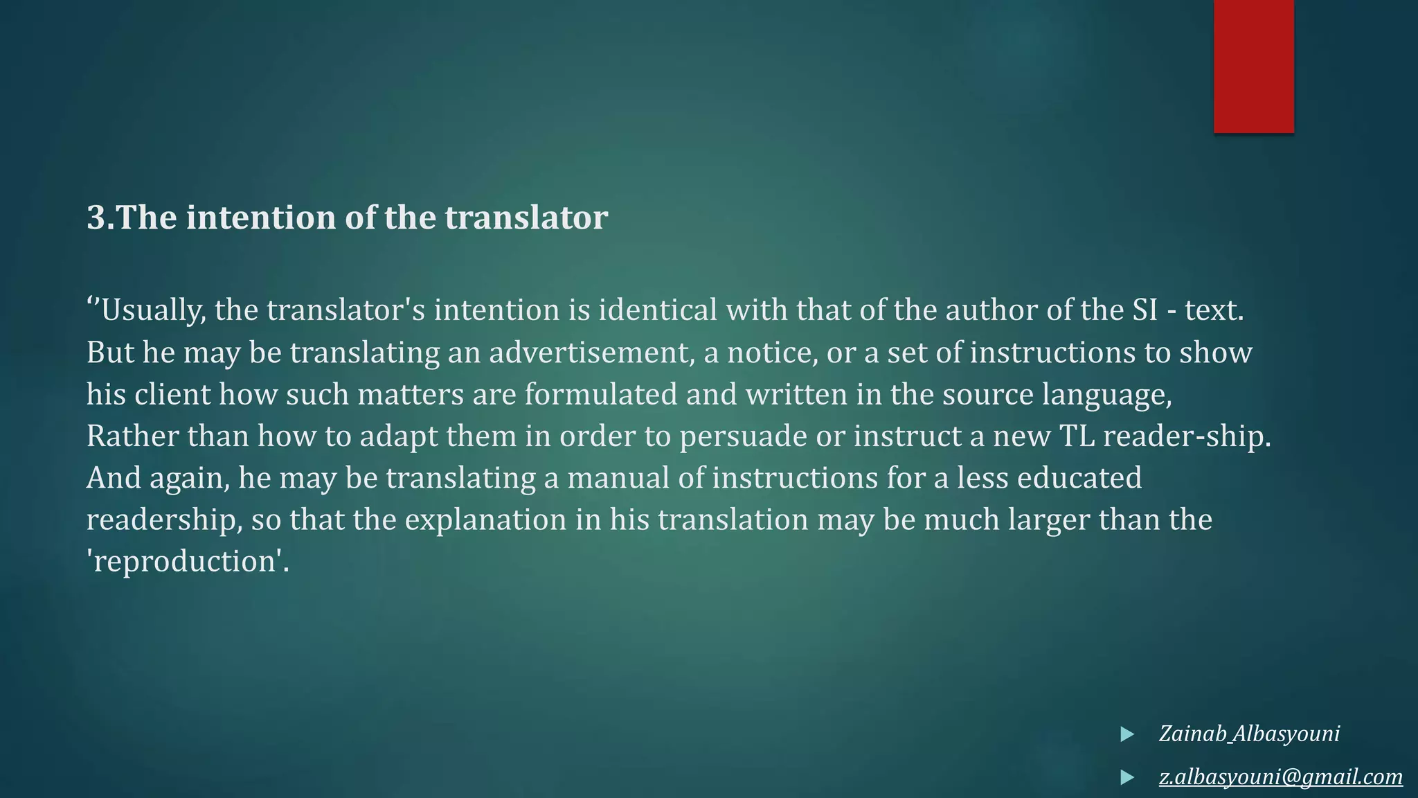 Peter Newmark translation theory | PPSX