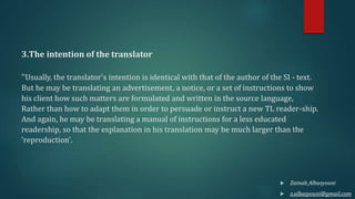 Peter Newmark translation theory | PPSX