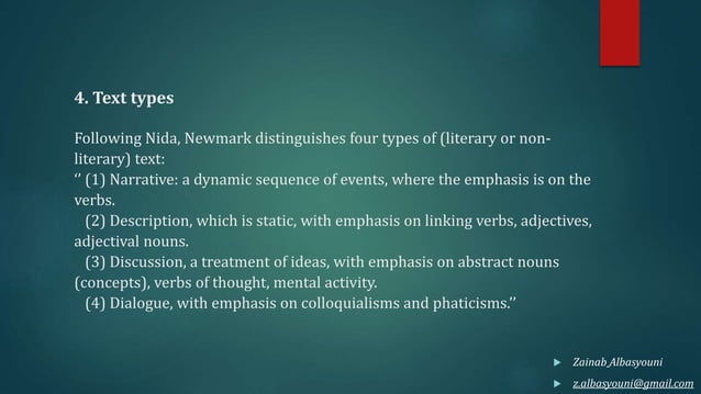 Peter Newmark translation theory