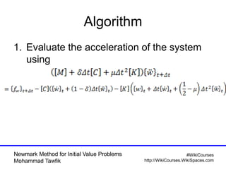 Newmark Time Integration | PDF | Physics | Science