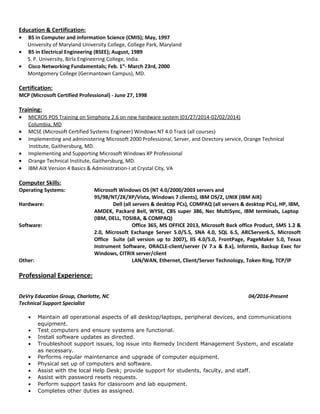 New master resume-rakesh | DOC