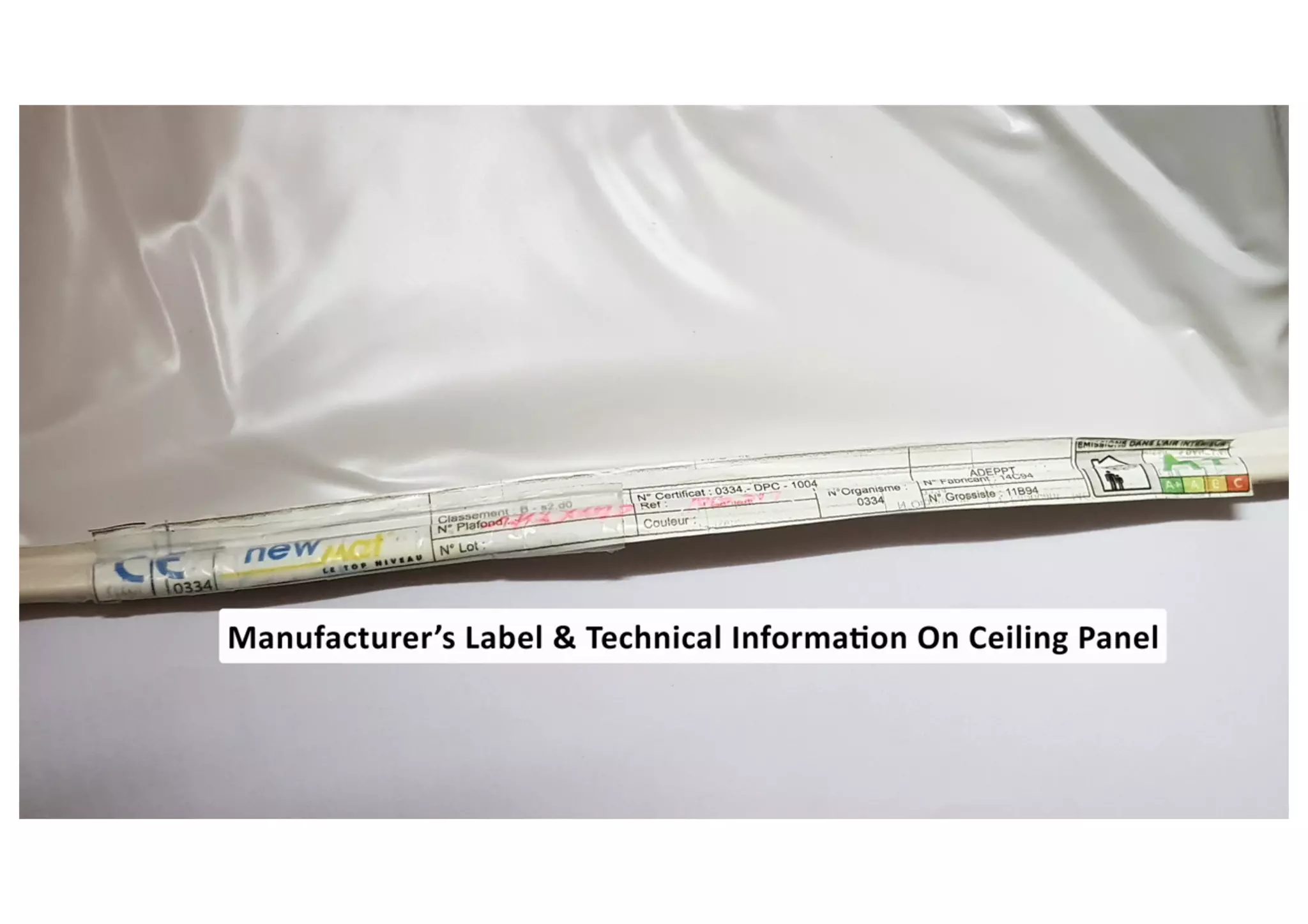Newmat stretch ceilings authenticity identifications. | PDF
