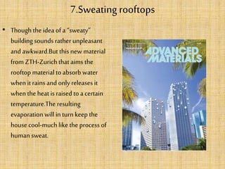 New materials used in building industry | PPT