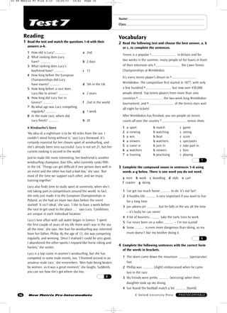 - New Matrix Pre-Intermediate Tests.pdf