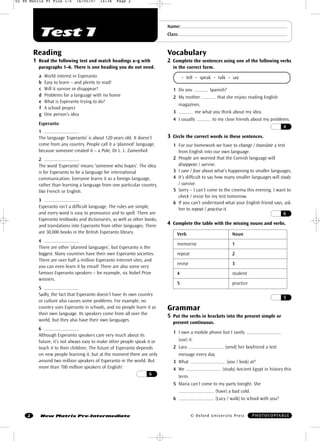 - New Matrix Pre-Intermediate Tests.pdf