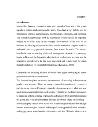 Use of digital Marketing to increase Market share in Pakistan (MBA ...