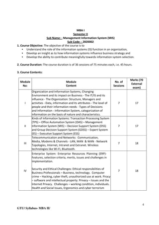 New mba sem2_detailed_syllabus | PDF