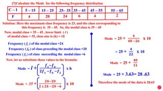 CLASS 10 MEAN MEDIAN MODE | PPTX