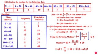 CLASS 10 MEAN MEDIAN MODE | PPTX