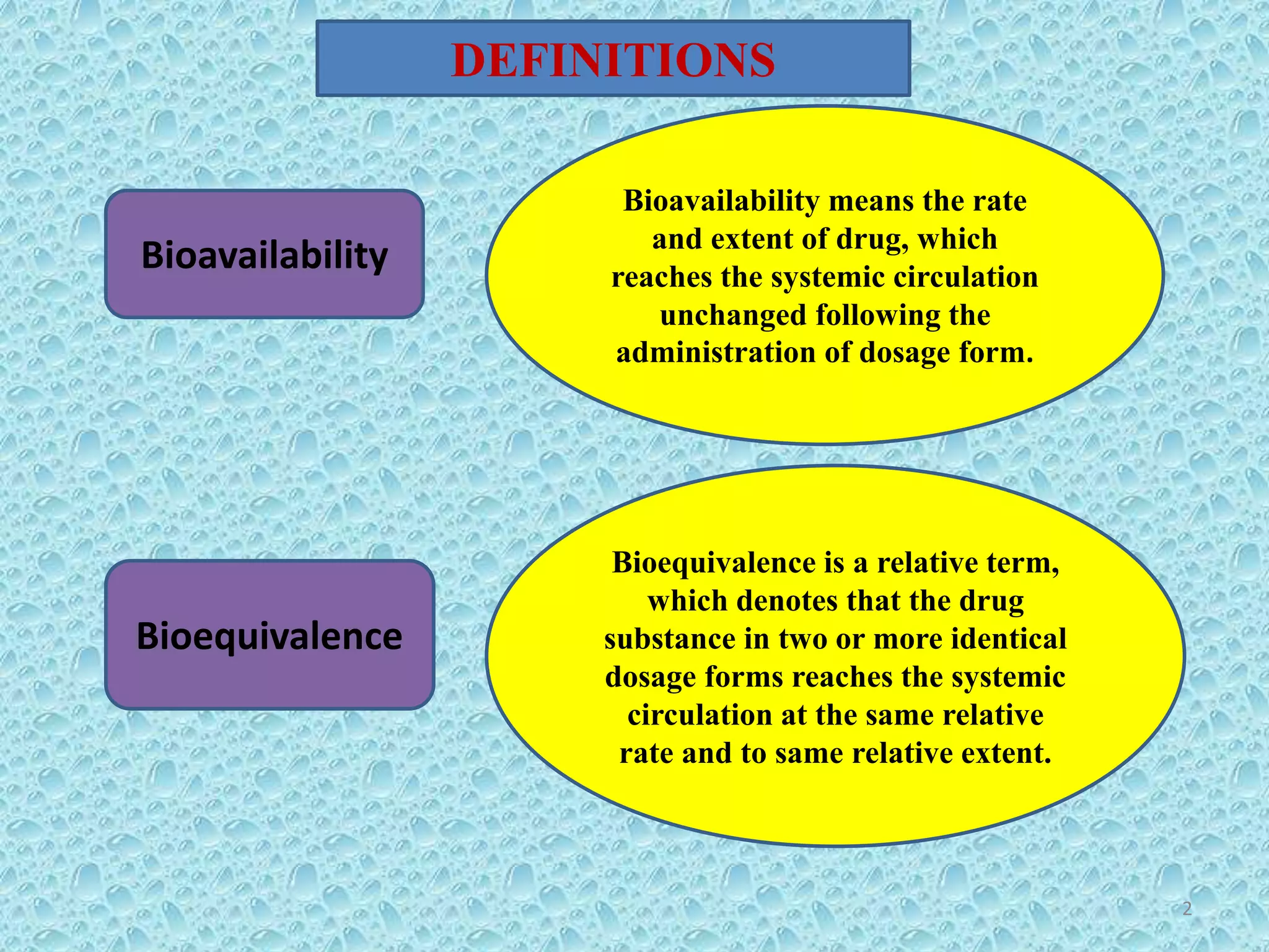 Measurements of bioavailability | PPTX