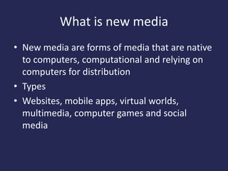 New media | PPTX