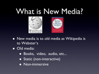New Media as a Teaching Asset | PPT