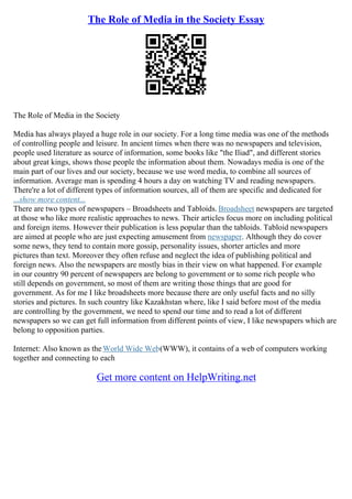 New Media Essay | PDF