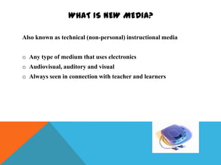 New media in the primary school | PPT