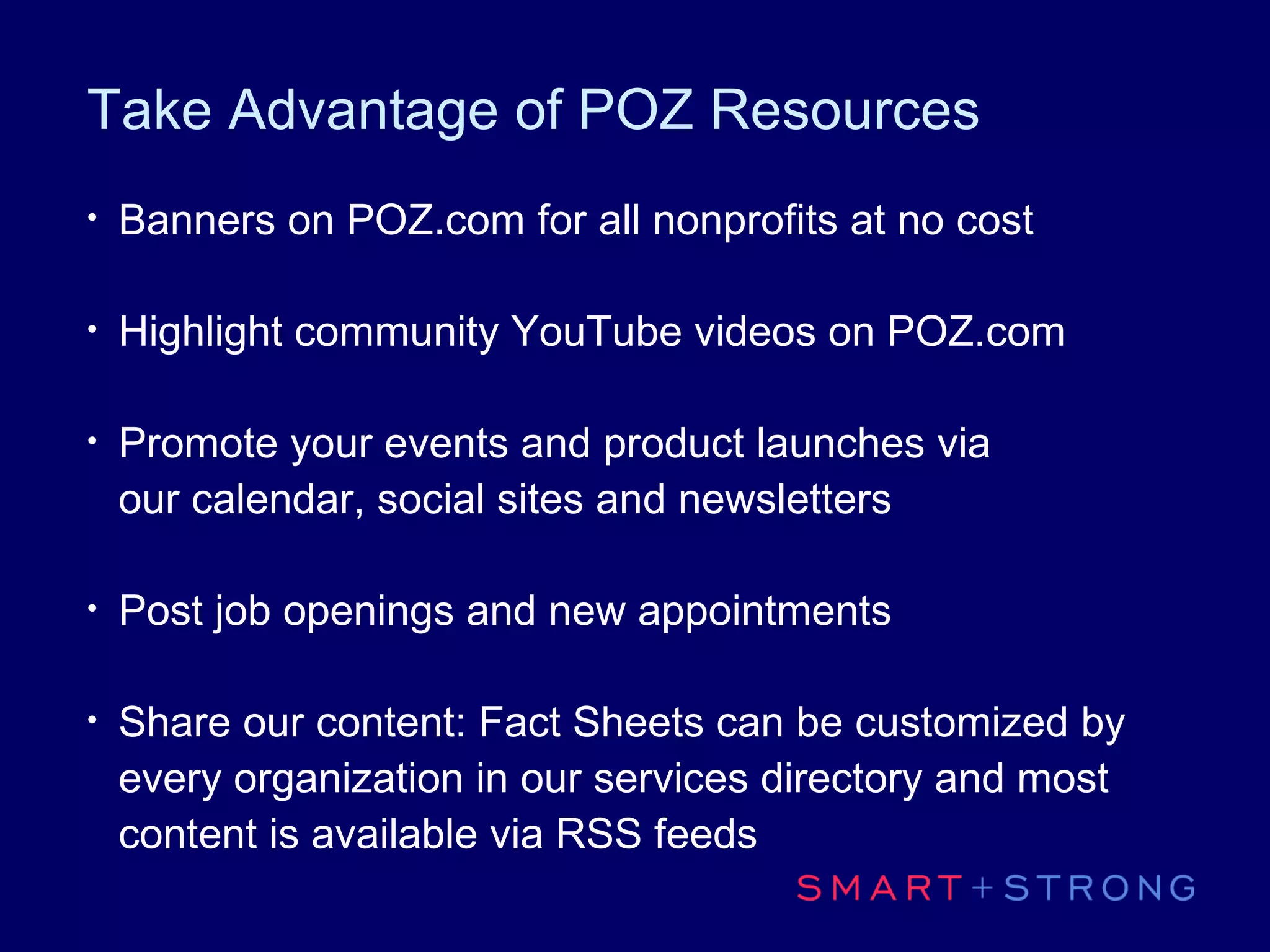 NHPC09 - POZ and blogging | PPT