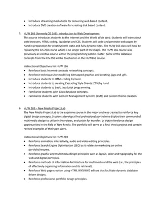 LaGuardia New Media Technology Periodic Program Review | PDF