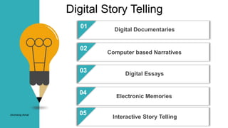 New media production, digital story telling | PPTX